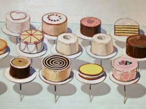 Cakes 1963 Wayne Thiebaud 》A Sweet Celebration of Art
