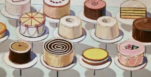 Cakes 1963 Wayne Thiebaud 》A Sweet Celebration of Art