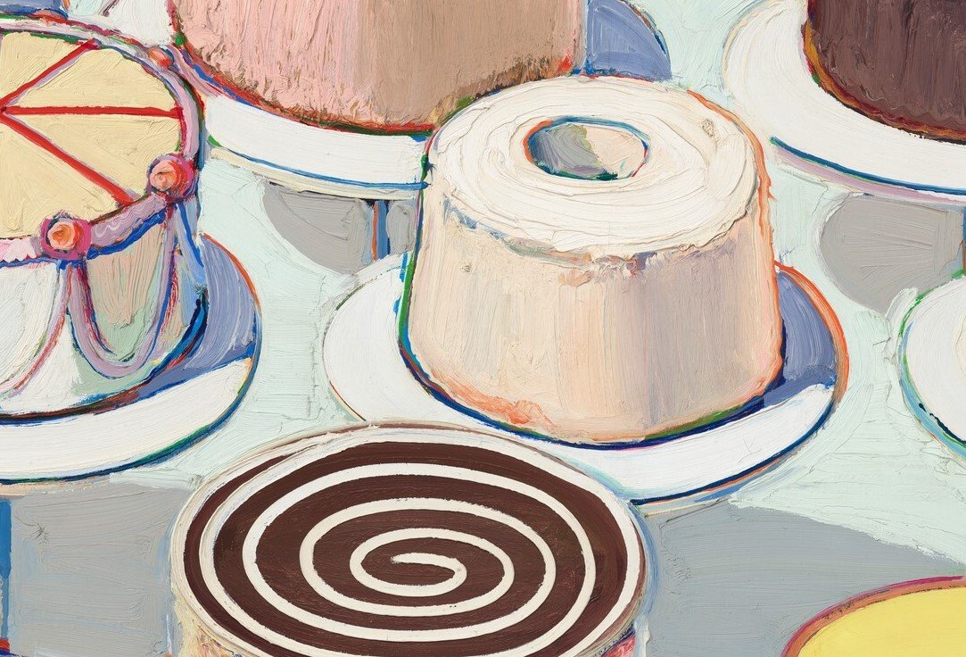 Cakes 1963 Wayne Thiebaud 》A Sweet Celebration of Art