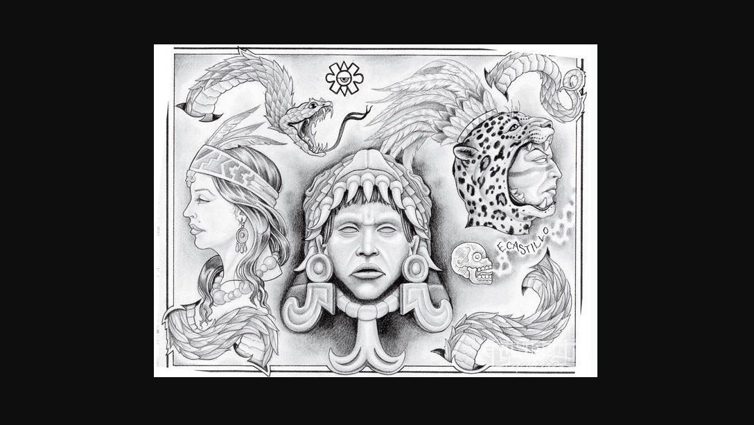 Aztec Drawings And Meanings