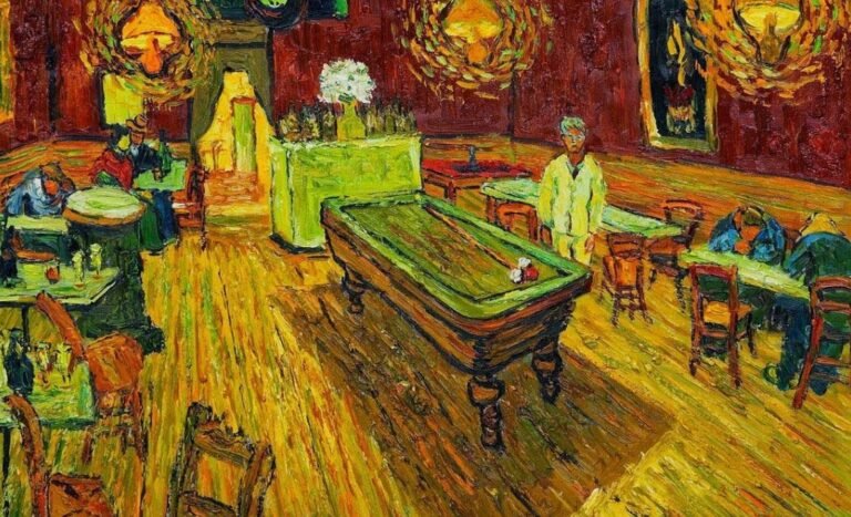 Van Gogh Billiard Parlour At Night 1888